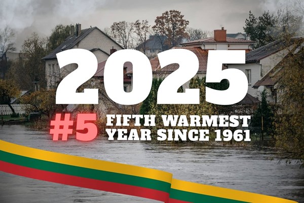 Climate Change in Lithuania: 2025 Ranked as the Fifth Warmest Year ...